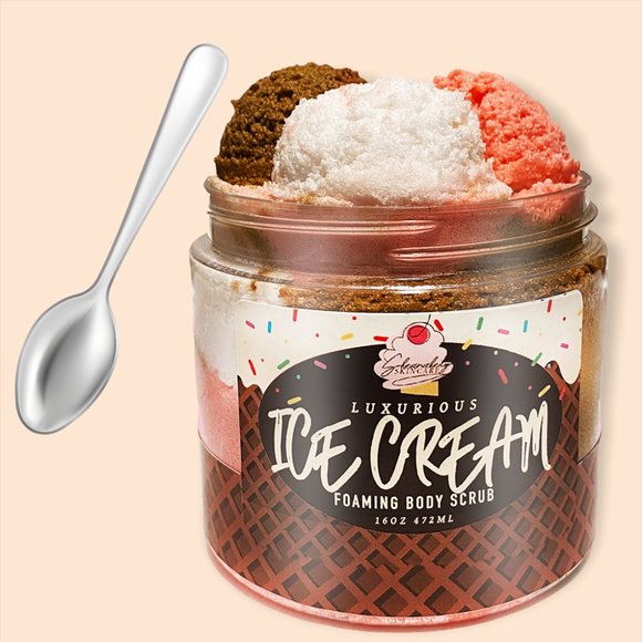 sheamakery | Bath | Ice Cream Foaming Body Scrub | Poshmark
